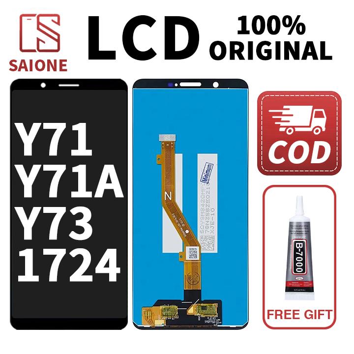 【ORIGINAL 100%】LCD Y71 / Y71A / Y73 / 1724 FULL SET TOUCHSCREEN LAYAR ...