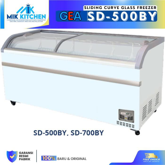 Jual GEA SLIDING CURVE GLASS FREEZER SD-500BY - Jakarta Barat ...