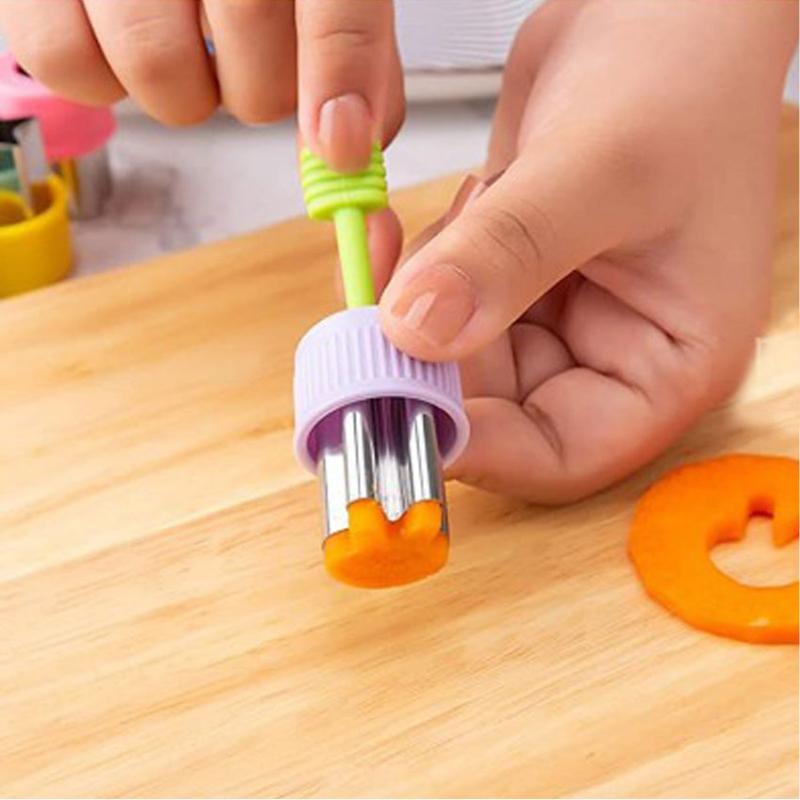 24Pieces Mini Vegetable Fruit Shape Cutters Set for Kids Children ...