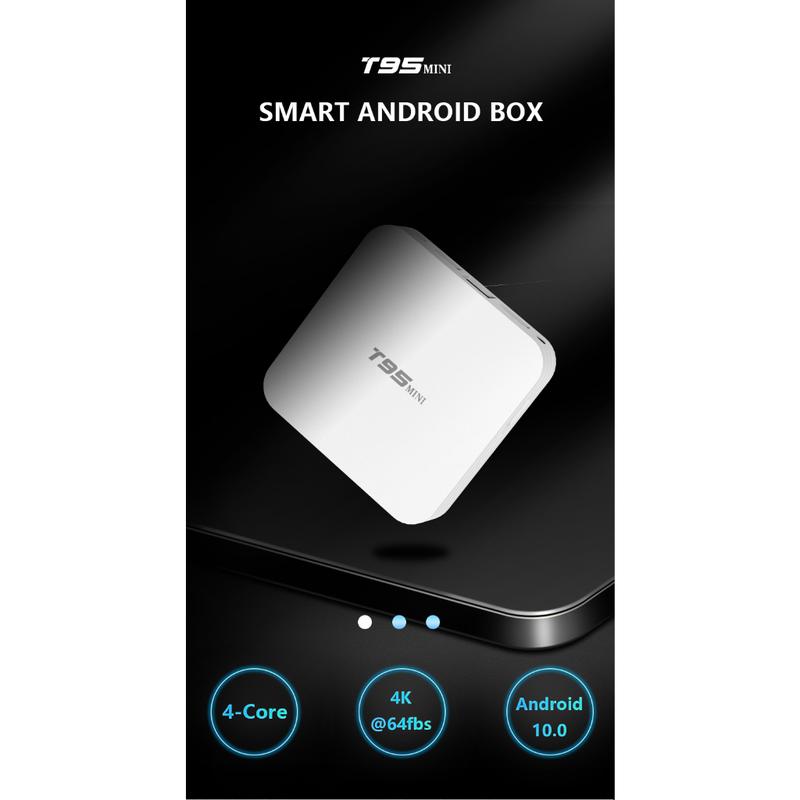 【Fast delivery】T95 mini 4K HD Android Box 10 Smart TV Box Quad Core ...