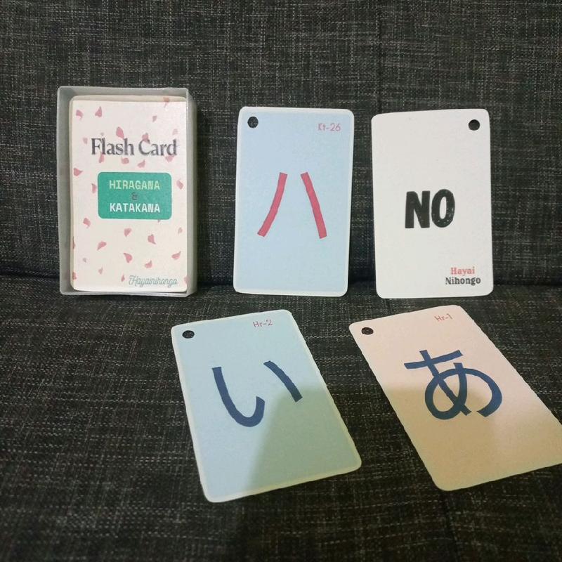 Flash Card Kanji [ Hiragana & Katakana ] - Shop | Tokopedia