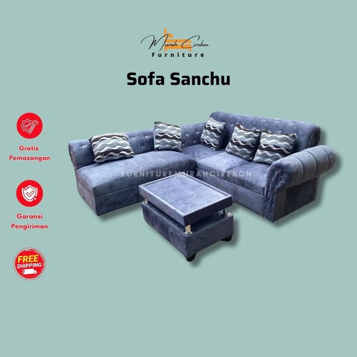 Jual Sofa Sanchu Minimalis Warna Custom Gratis Ongkir - Furniture Murah ...