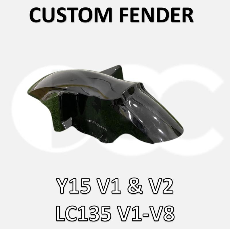 Y15 Y16 LC135 front fender custom mudguard madgad black carbon - TikTok ...