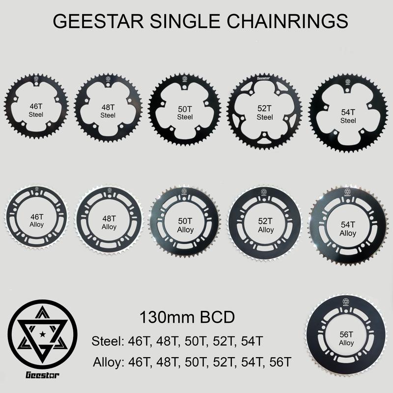 Geestar Chainring 130 BCD Single Speed Fixed Gear Road Bike 46 - TikTok ...