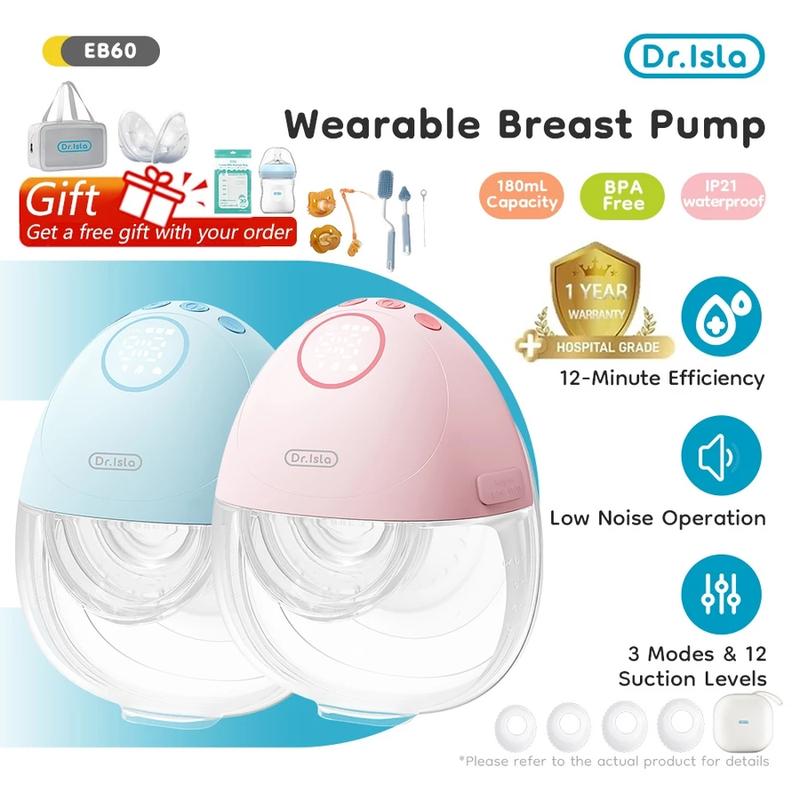 【New Design】Dr.Isla EB60 Pompa Susu dengan Suction Kuat Bahan Selamat ...