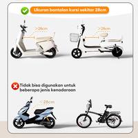 Promo BEIGE STORE Kursi Boncengan Sepeda Listrik Anak 20cm*20cm*51cm ...