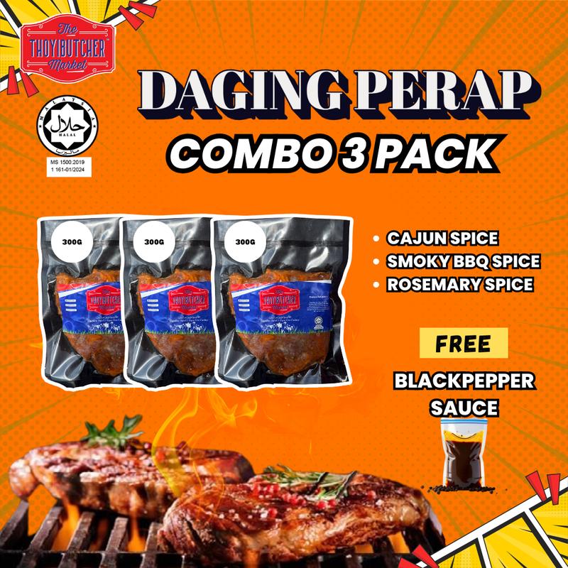 COMBO 3 PACK DAGING PERAP ±300g PER PACK | READY CUTTING - TikTok Shop ...