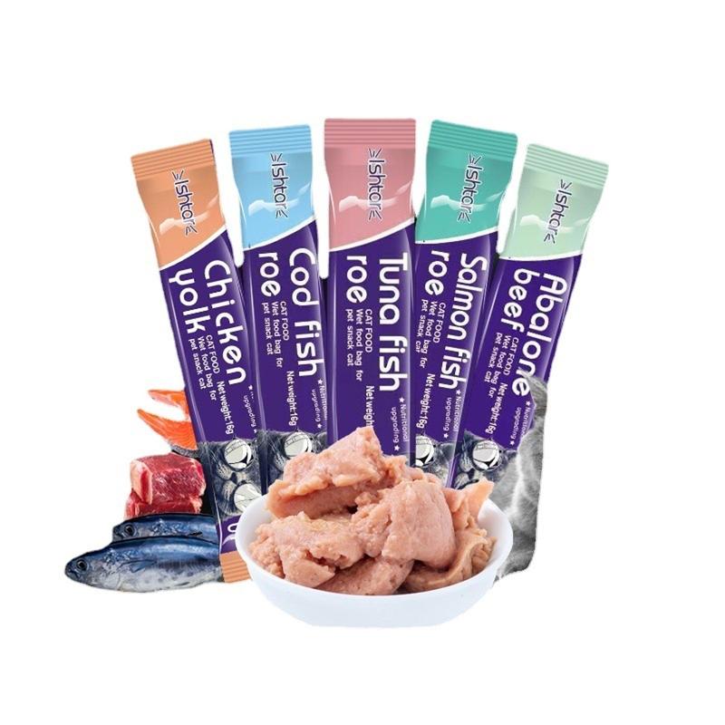 Ishtar Cat Food Snack 16g Cat Stick Treat Snek Makanan Kucin - TikTok ...