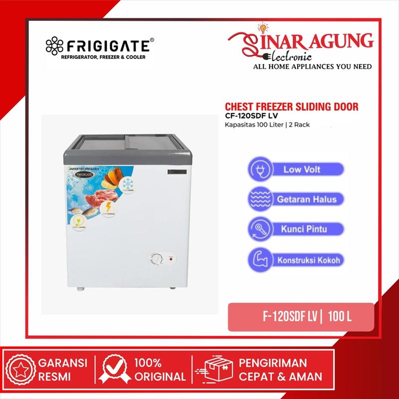 FRIGIGATE F-120SDF LV CHEST FREEZER 100 LITER - GARANSI RESMI - Shop ...
