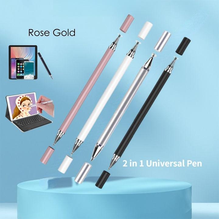 2 In 1 Touch Pen Touchscreen Pen Ballpoint pen Mobil Tablet Universal ...