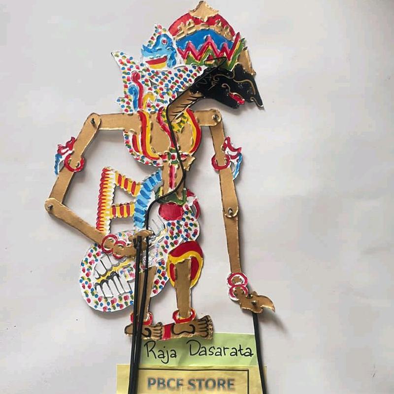 Wayang DASARATA PRABU DASARATA PATIH SABRANG LESMANA bahan kertas ...