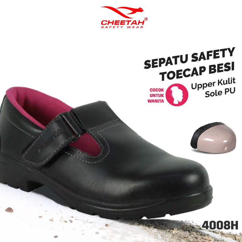 Cheetah 4008H 4008 H Sepatu Safety Cewek Wanita Kerja Shoes - Shop | Tokopedia