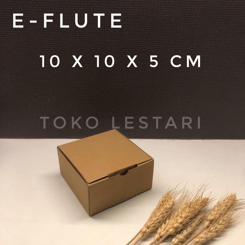 (5 Pcs) Box Kardus E-Flute Coklat Untuk Packaging Olshop Sovenir - Shop ...