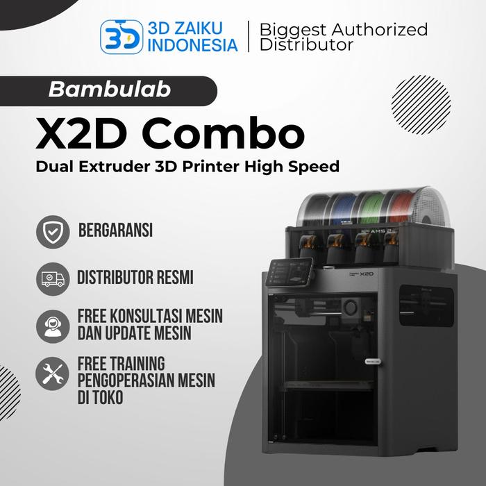 Promo Bambulab X2D Combo AMS 2 PRO Budget Dual Extruder 3D Printer High ...