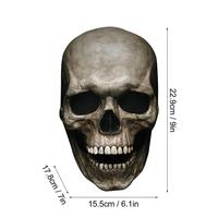 Jual Full Head Skull Mask Carnival Adults Realistc Anonymous Halloween ...