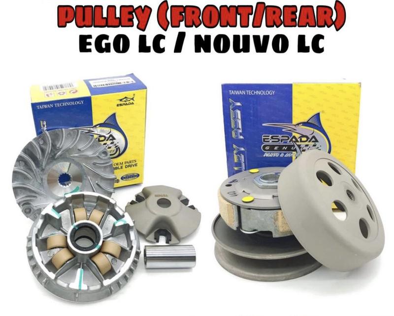 EGO LC NOUVO LC ESPADA HOUSING FRONT DEPAN REAR BELAKANG PULLEY ...