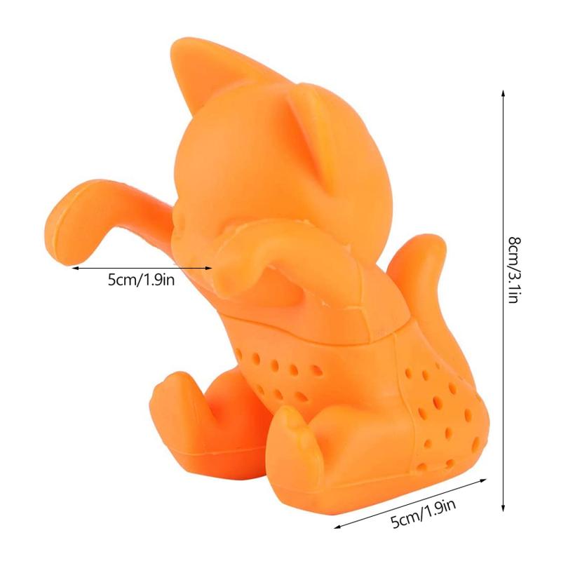 Cute Cat Tea Strainer , Funny and Cute Silicone Cat Tea Strainer ...