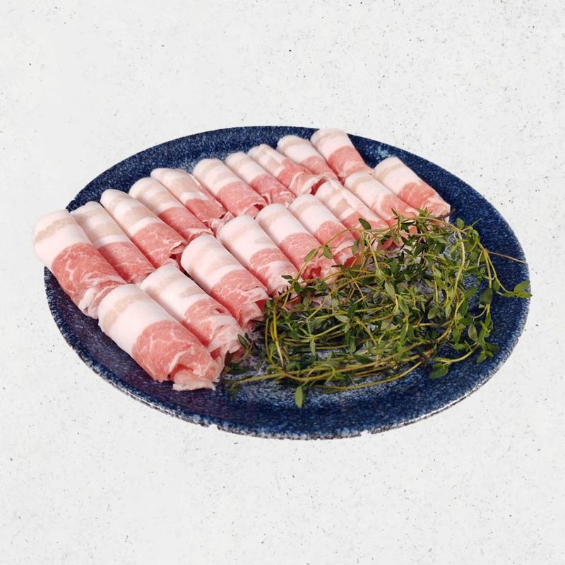 Spanish Chestnut Fed Pork Belly Shabu Shabu (Frozen)300g - TikTok Shop ...