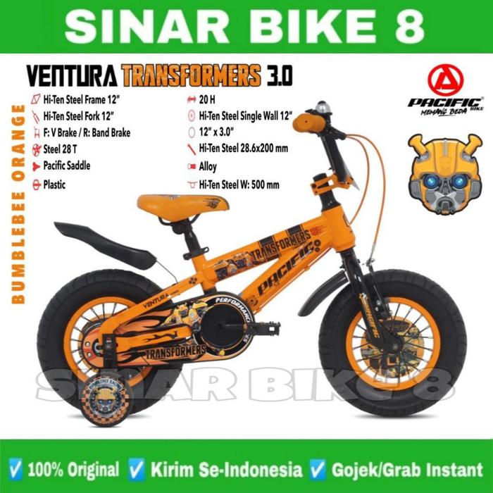 Jual Sepeda Anak BMX PACIFIC VENTURA TRANSFORMERS 3.0 Ukuran 12 16 18 ...