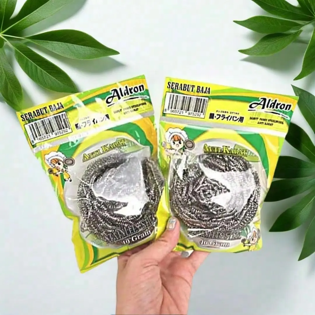 Sabut Kawat Cuci Piring Gosok Panci Stainless Aldron 40 gr Besar - Shop ...