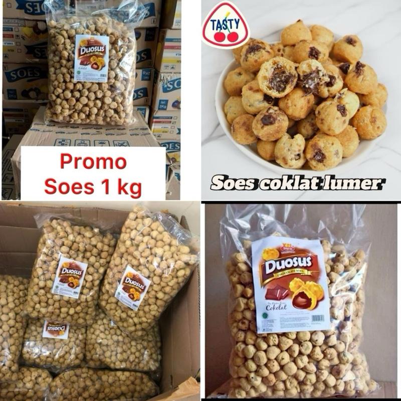 (1 Kg Soes ) DUO SOES COKLAT MEREK DUOSOS 1 kg/ KUE SOES COKLAT - Shop ...