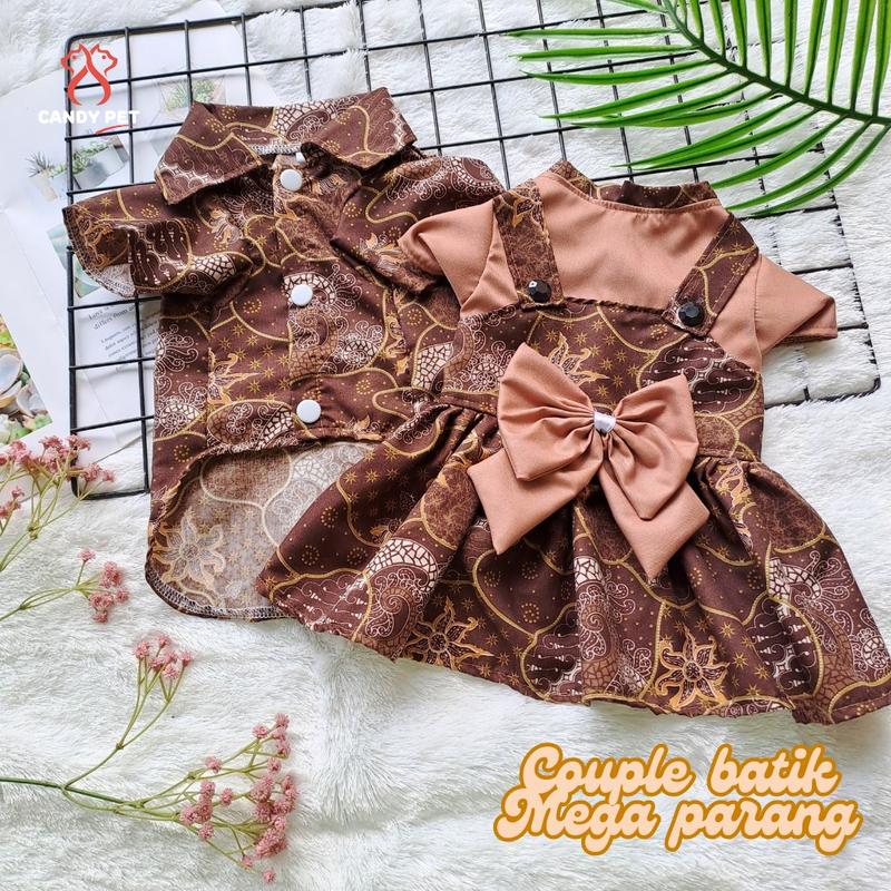 Baju kucing couple batik mega parang - Shop | Tokopedia