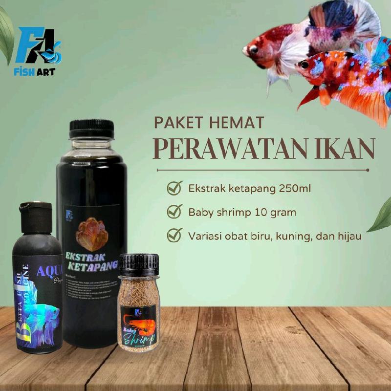 Fish Art • Paket Perawatan Ikan Cupang Murah | Variasi Obat Hijau, Obat ...