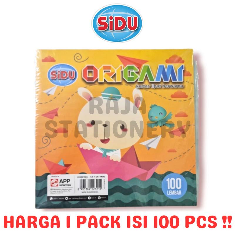 SiDU Origami 16x16 12x12 Paper Kertas Origami Kertas Lipat 12cm - Shop ...