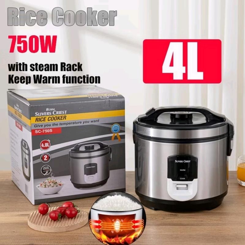 SIlver crest NEw 2024 Rice cooker 4L good quality with stainless steel ...