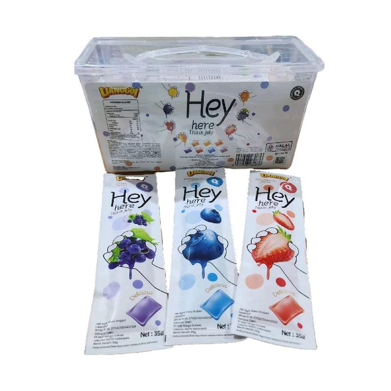 JELLY HEY JELLY AGAR MIX RASA 1BOX ISI 30PCS - Shop | Tokopedia