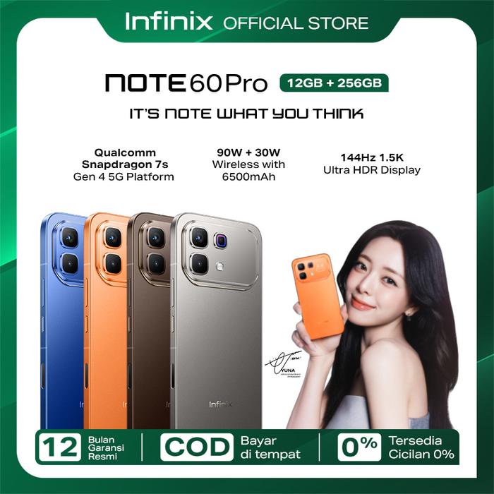 Promo Infinix Note 60 Pro 12/256GB - Up to 24GB Extended RAM ...
