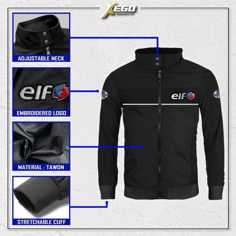 JAKET WATERPROOF ELF HITAM LIMITED EDITION WINDPROOF BLACK EDITION ...