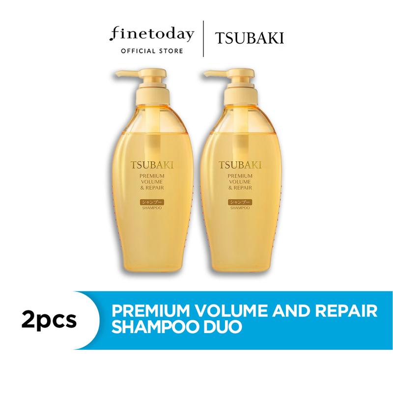 TSUBAKI Premium Volume & Repair Shampoo 450ml Duo - TikTok Shop Philippines