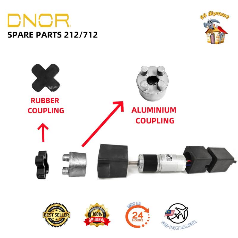 Autogate Dnor 212/712 Arm Mini Motor Spare Parts ( Rubber Coupling ...