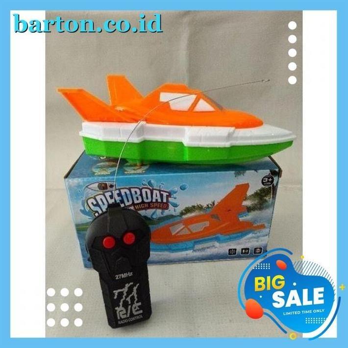 REMOTE CONTROL SPEEDBOAT PERAHU KAPAL YACHT RC WATER BOAT BATERAI ...