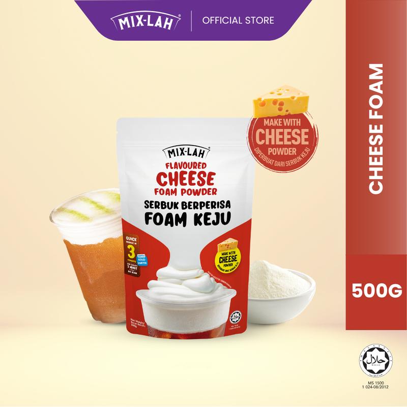MIX-LAH Cheese Foam Powder 500g | Serbuk Keju Foam Minuman, Bingsu ...