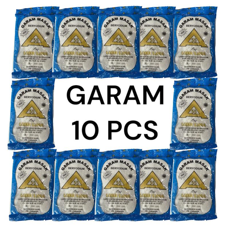 10 PCS GARAM MASAK DAPUR / 10 PCS GARAM MASAK HALUS BEYODIUM - 100 gram ...