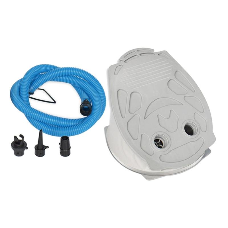 Foot Pump, Portable Bellows Inflator with 3 Size Connection Nozzles ...
