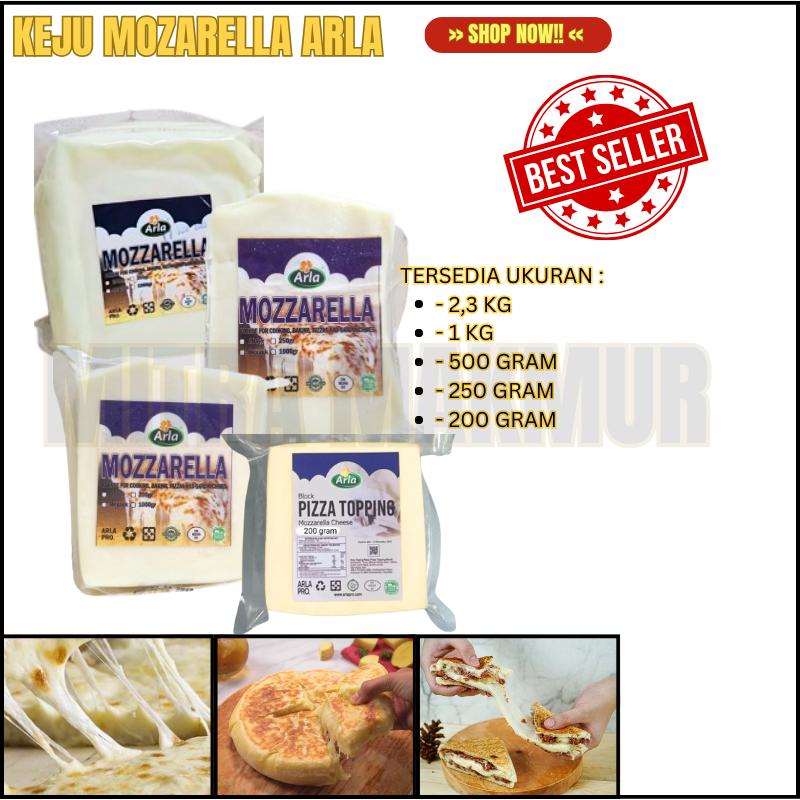 Keju Mozarella Arla Pizza Topping 1 Kg / import denmark (Halal) - Shop ...
