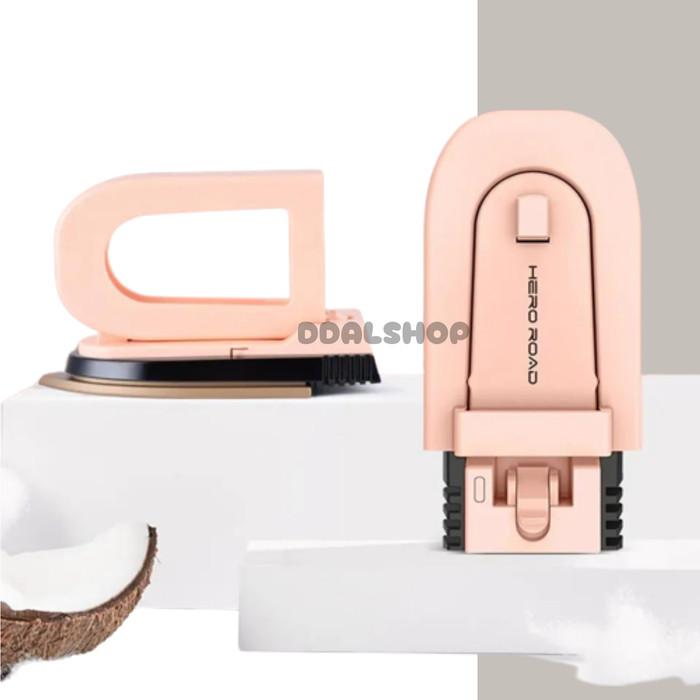 Setrika Mini Traveling Strika Lipat Gosokan Listrik Iron Portabel ...