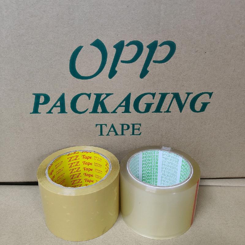 OPP PACKAGING TAPE 72MM X 90Y CLEAR / BROWN - TikTok Shop Malaysia