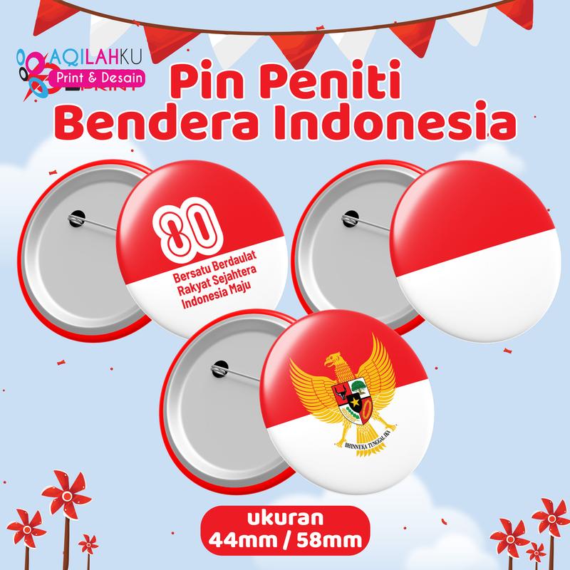 Pin Merah Putih Pin Indonesia Pin HUT RI - Shop | Tokopedia