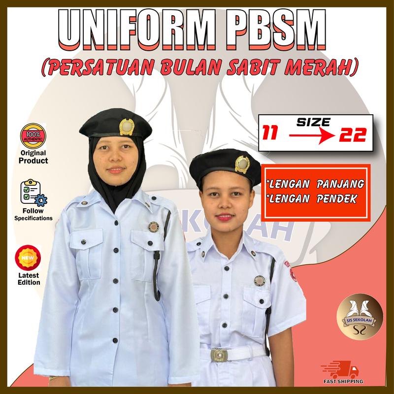 SS:KEMEJA PBSM PUTIH LENGAN PENDEK LENGAN PANJANG BAJU UNIFORM - TikTok ...