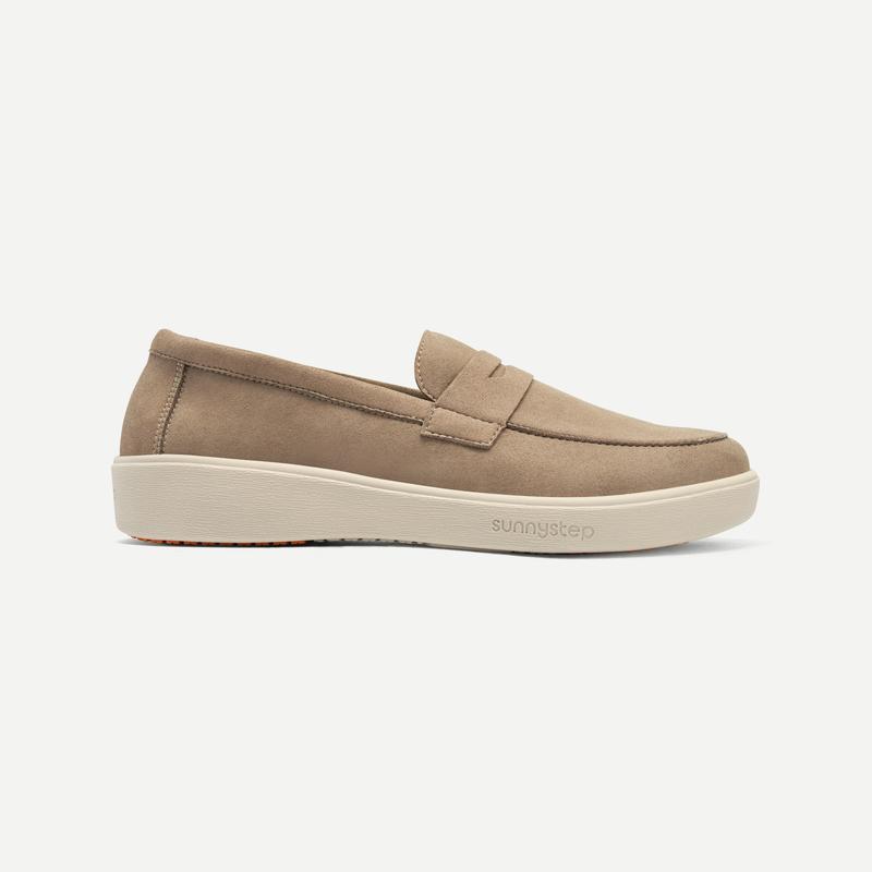 Sunnystep - Dream Penny Loafer - Caramel Suede, Oat Suede, Pearl - Most ...
