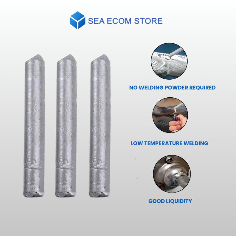 [EASY TO USE] Low temperature metal welding rod , Melt Aluminum ...
