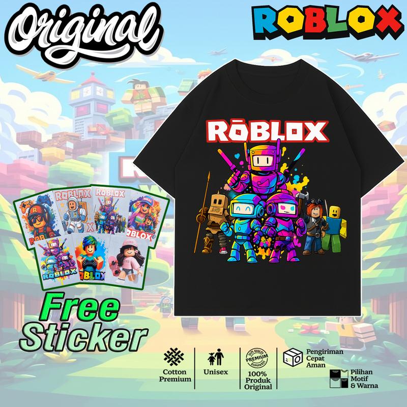 Kaos Anak Roblox EPS 05 Terbaru – Lengan Pendek, Bahan Halus & Adem ...