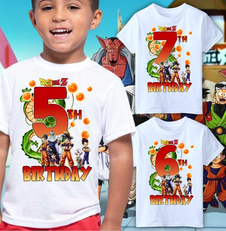 DESIGN BIRTHDAY KIDS DRAG0N B0LL SHIRT KIDS T-Shirt PAMBATA CHARACTER ...