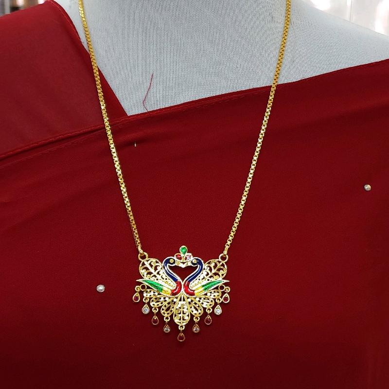 small pendent chain eletroplating jewellery - TikTok Shop Malaysia