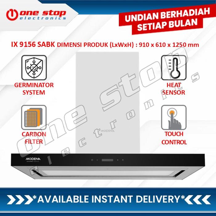 Promo MODENA IX 9156 SABK Island Cooker Hood 90cm Cicil 0% 3x - Jakarta ...