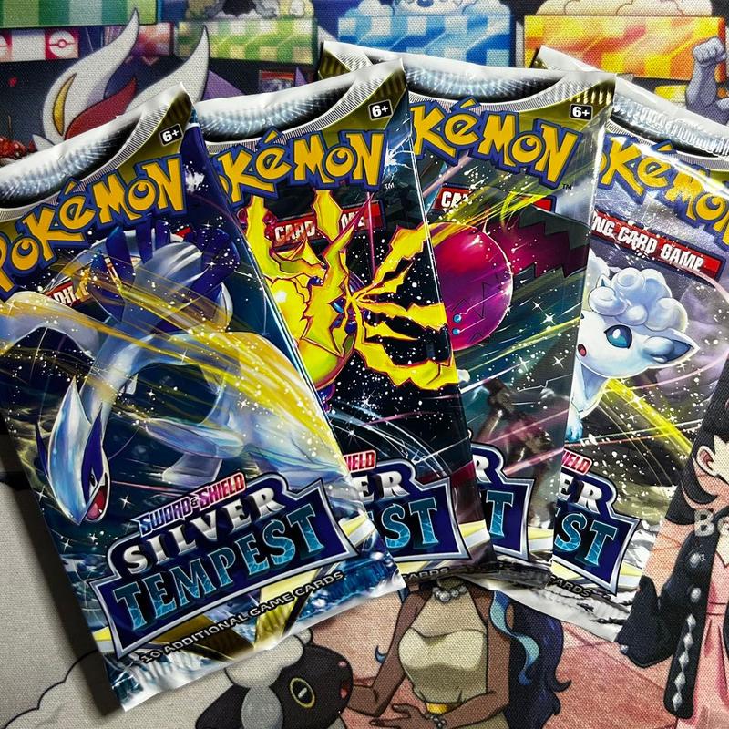 Silver tempest sleeved or booster packs - TikTok Shop Singapore